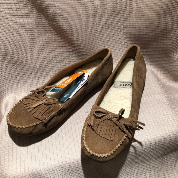 Sporto | Shoes | Sporto Patty Water Resistant Suede Slip On Brown ...